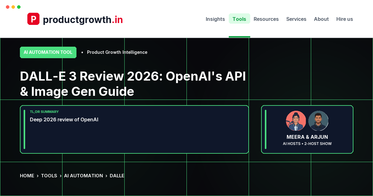 DALL-E 3 Review 2026: OpenAI's API & Image Gen Guide